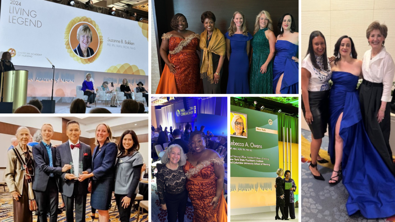 American Academy of Nursing Honors Bakken, LINK | Columbia School of ...